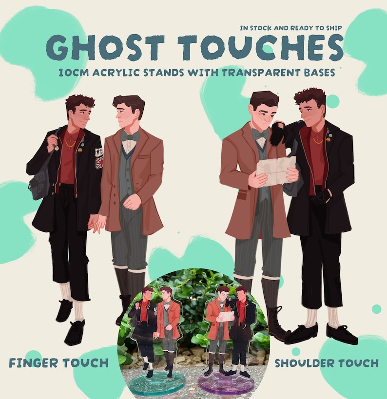Ghost Touches Acrylic Stands - Etsy