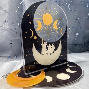 Phases of the Moon Acrylic Stand - Etsy