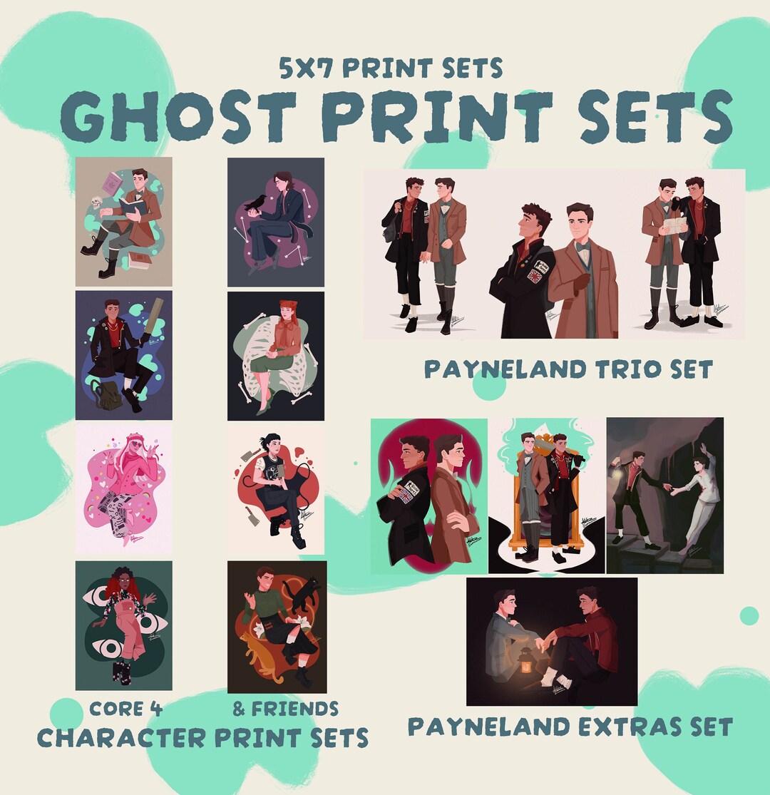 Ghost Print Sets - Etsy