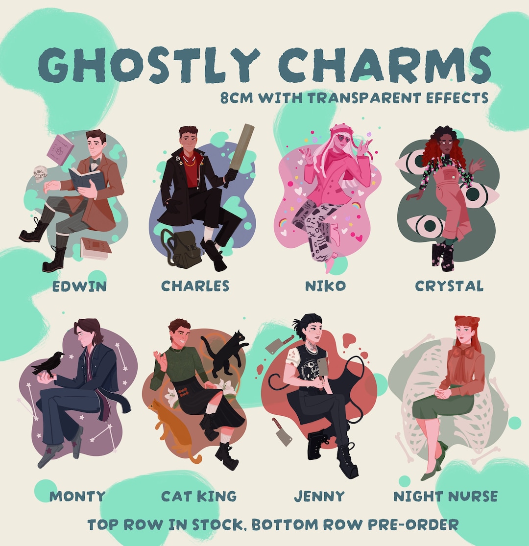 Ghostly Charms - Etsy