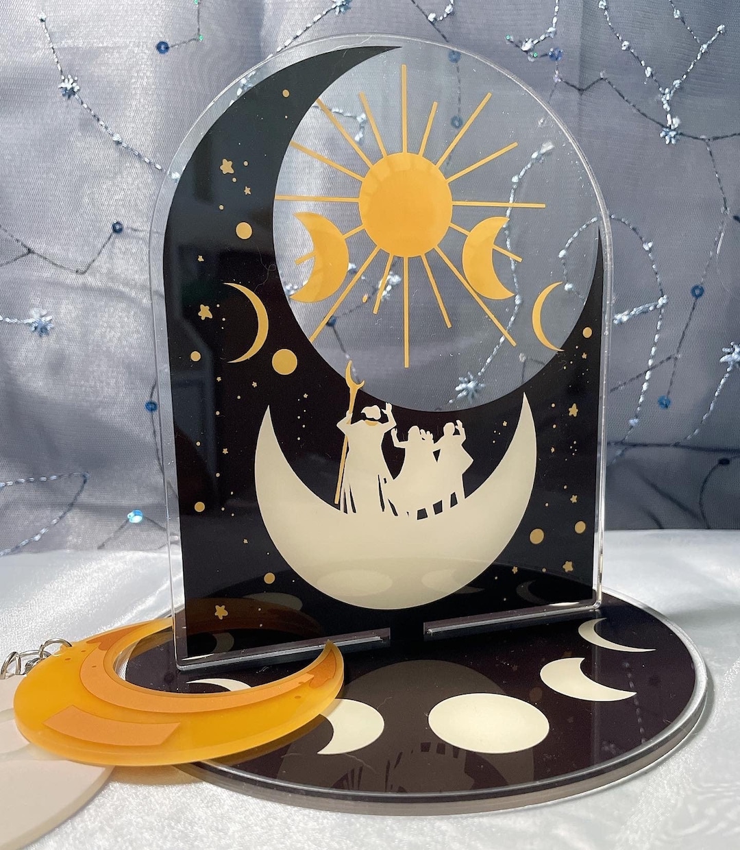 Phases of the Moon Acrylic Stand - Etsy