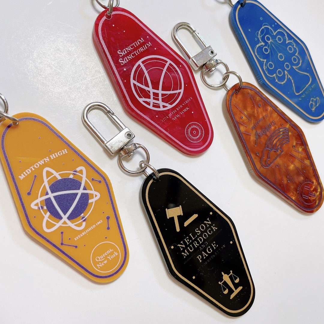 Deviltime Hotel Keychains - Etsy