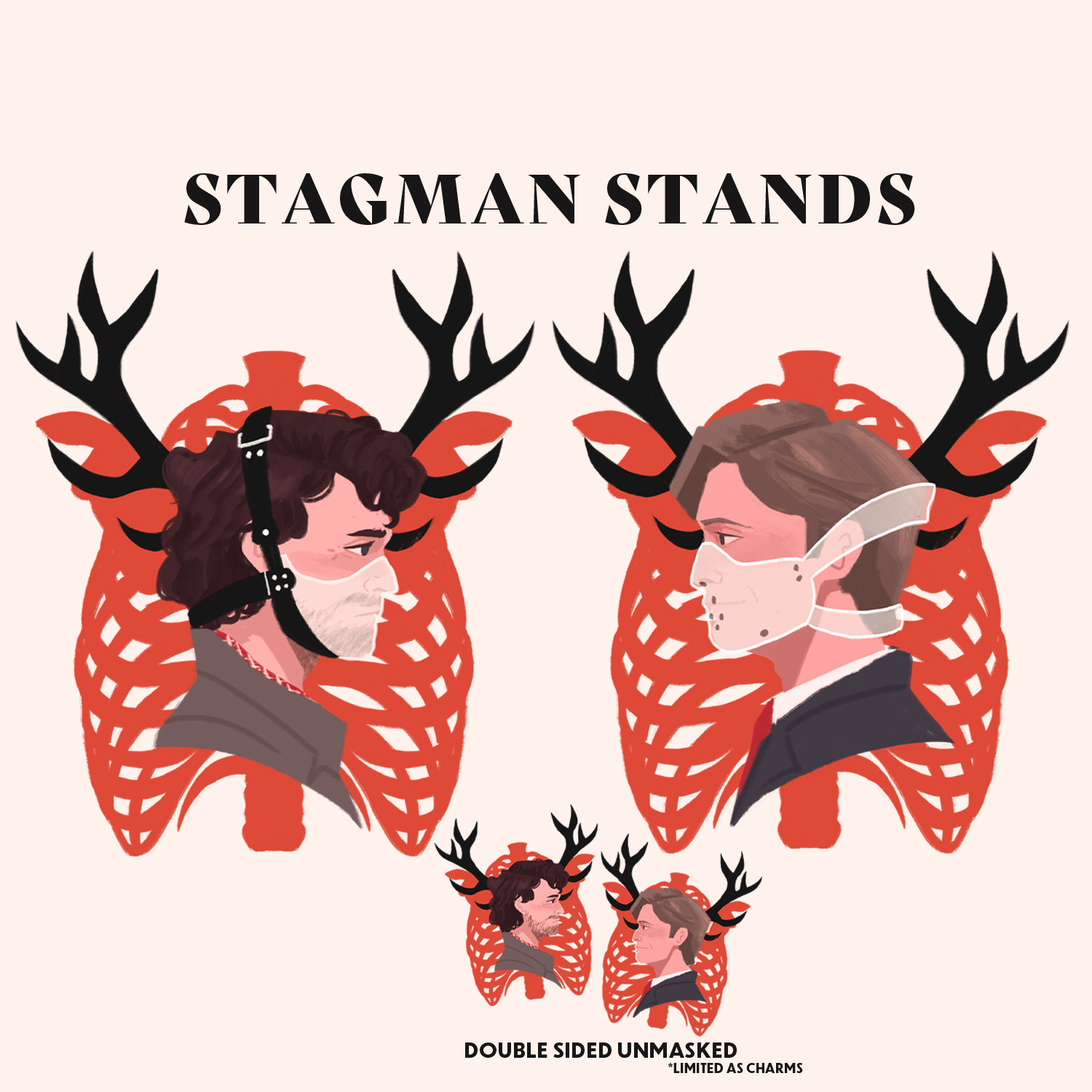 Stagman Hannibal and Will - Etsy