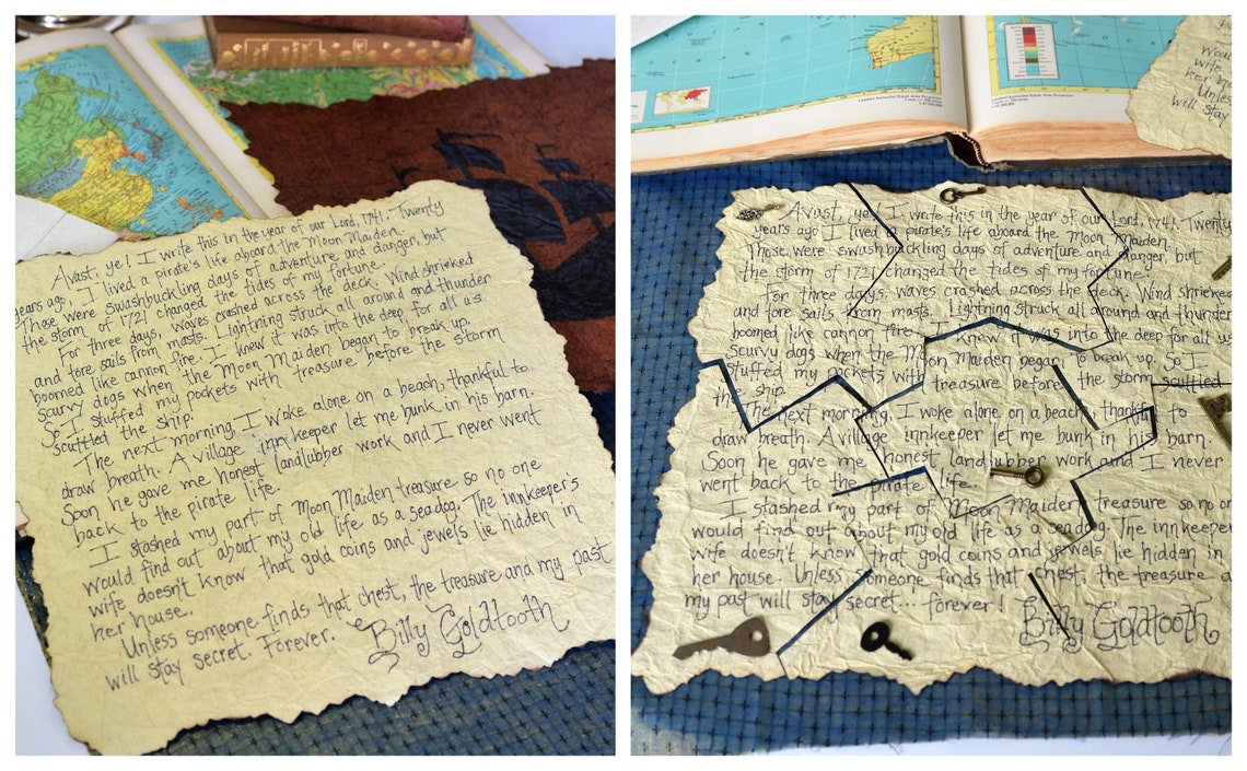 Pirate Treasure Mystery Adventure Kit Treasure Hunt Party - Etsy