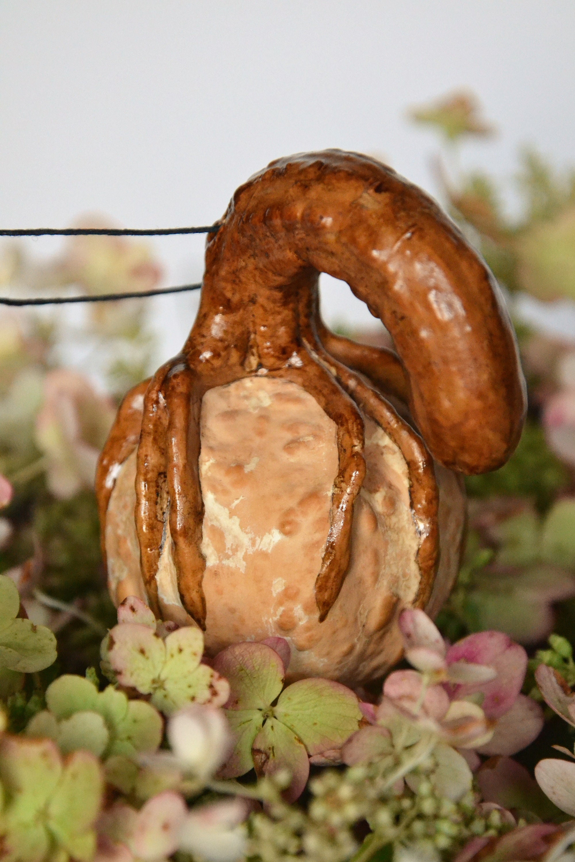 Tree Roots Gourd - Altered Gourd - Natural Decor - Garden Decor - Fairy ...