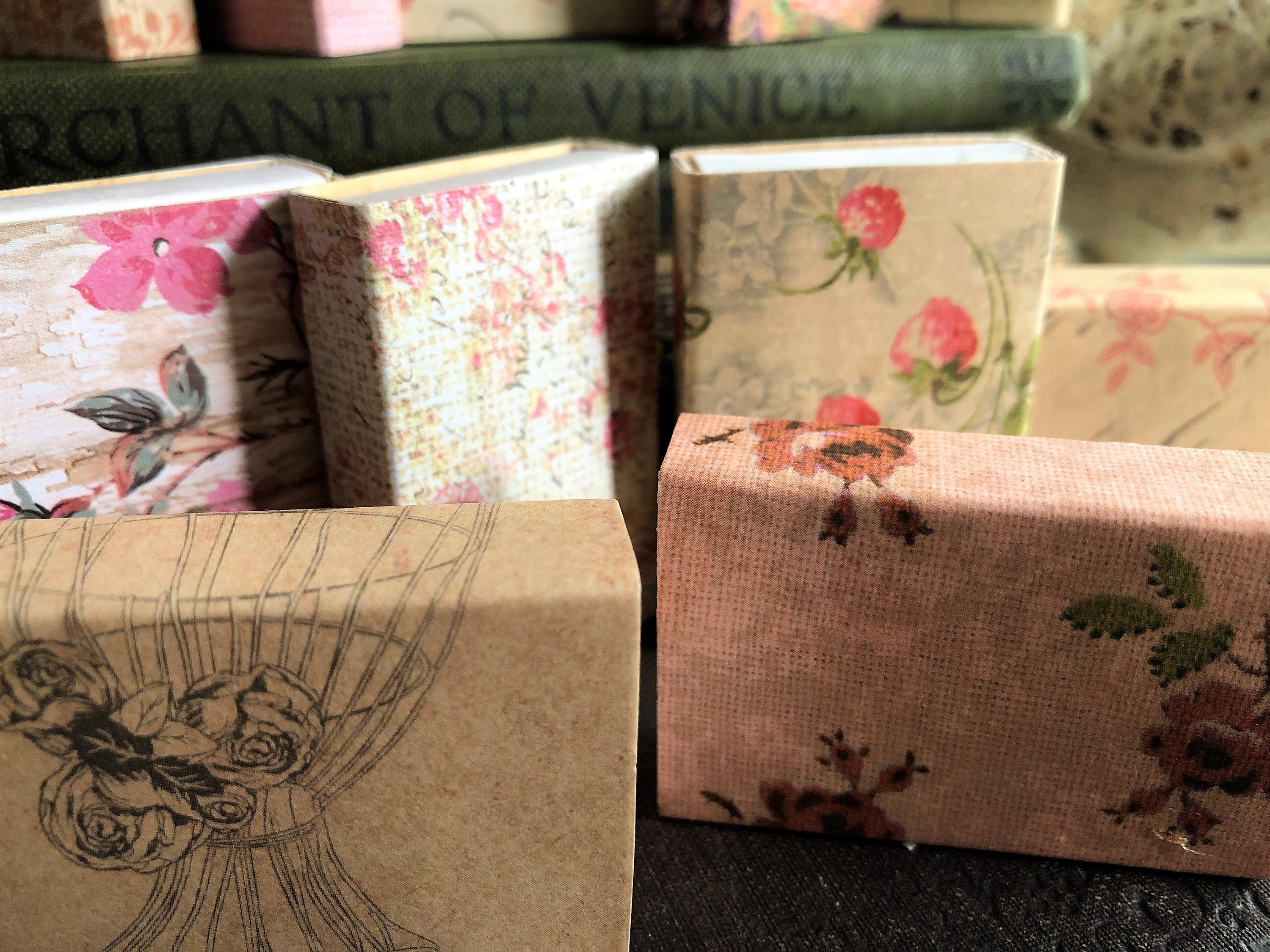 Pretty in Pink Covered Matchboxes Set of 8 Cabin Decor Party Favors ...