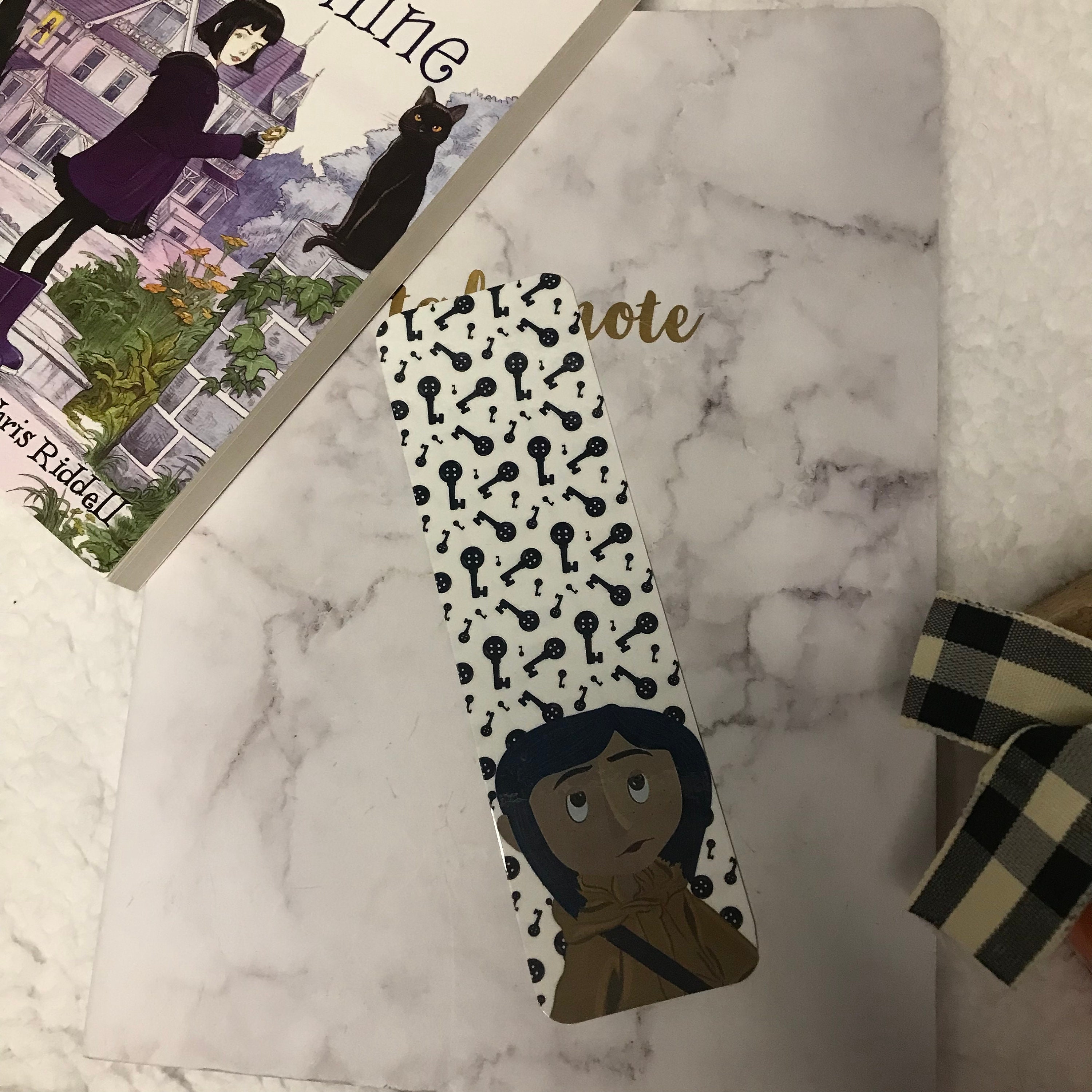 Coraline Inspired Illustrated Bookmark - Etsy