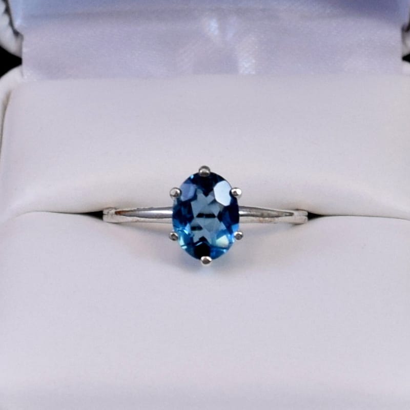 Dark Blue Ring - Etsy