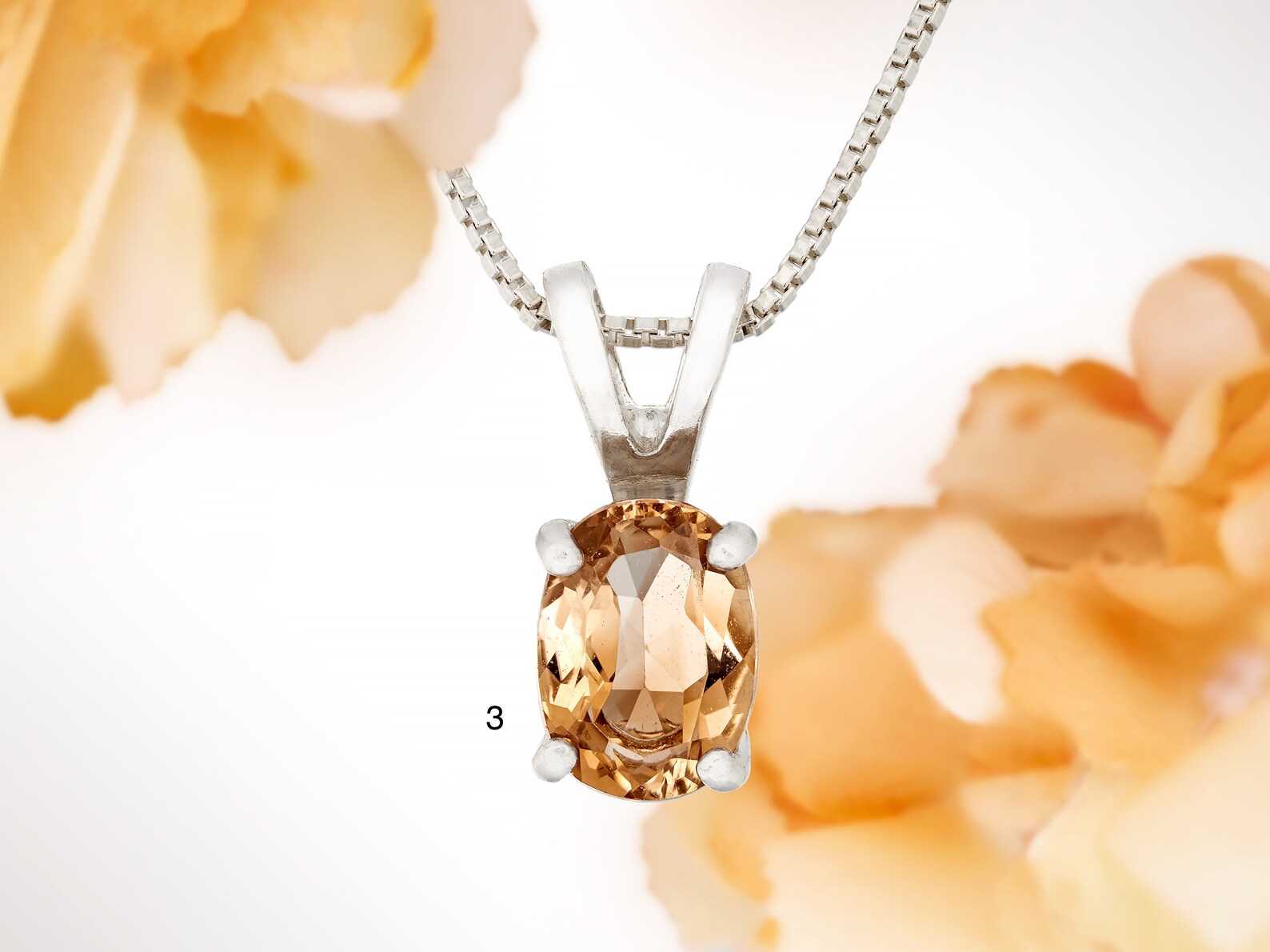 Brazilian Imperial Topaz Pendant. 4 Prong setting. Natural - Etsy España