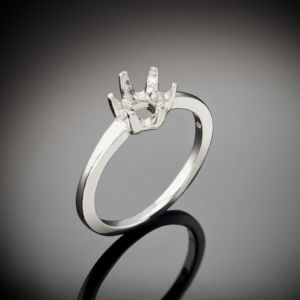 Crown Setting Ring - Etsy