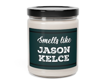 Philadelphia Eagles Scented Prayer Candle - Jason Kelce - Etsy