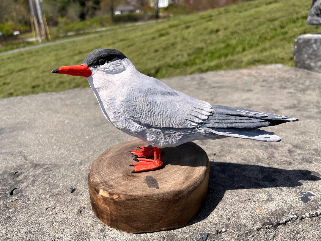 Life Sized Wood Carving of a Common Tern - Etsy