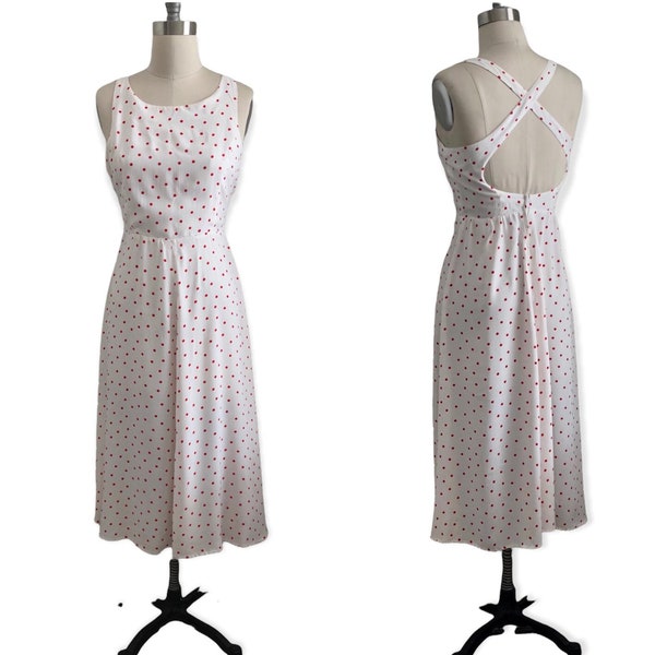 Red Polka Dot Dress - Etsy