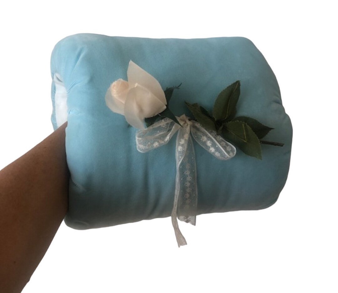 Vintage Blue Velvet Hand Muff, Baby Blue Velvet, Hand Warmer - Etsy