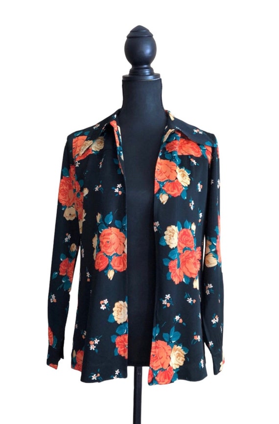 1960s rose floral jacket - Gem