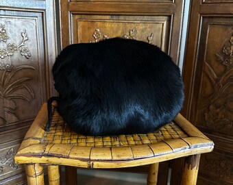 Vintage Rabbit Fur Muff Hand Warmer 1940's - Etsy