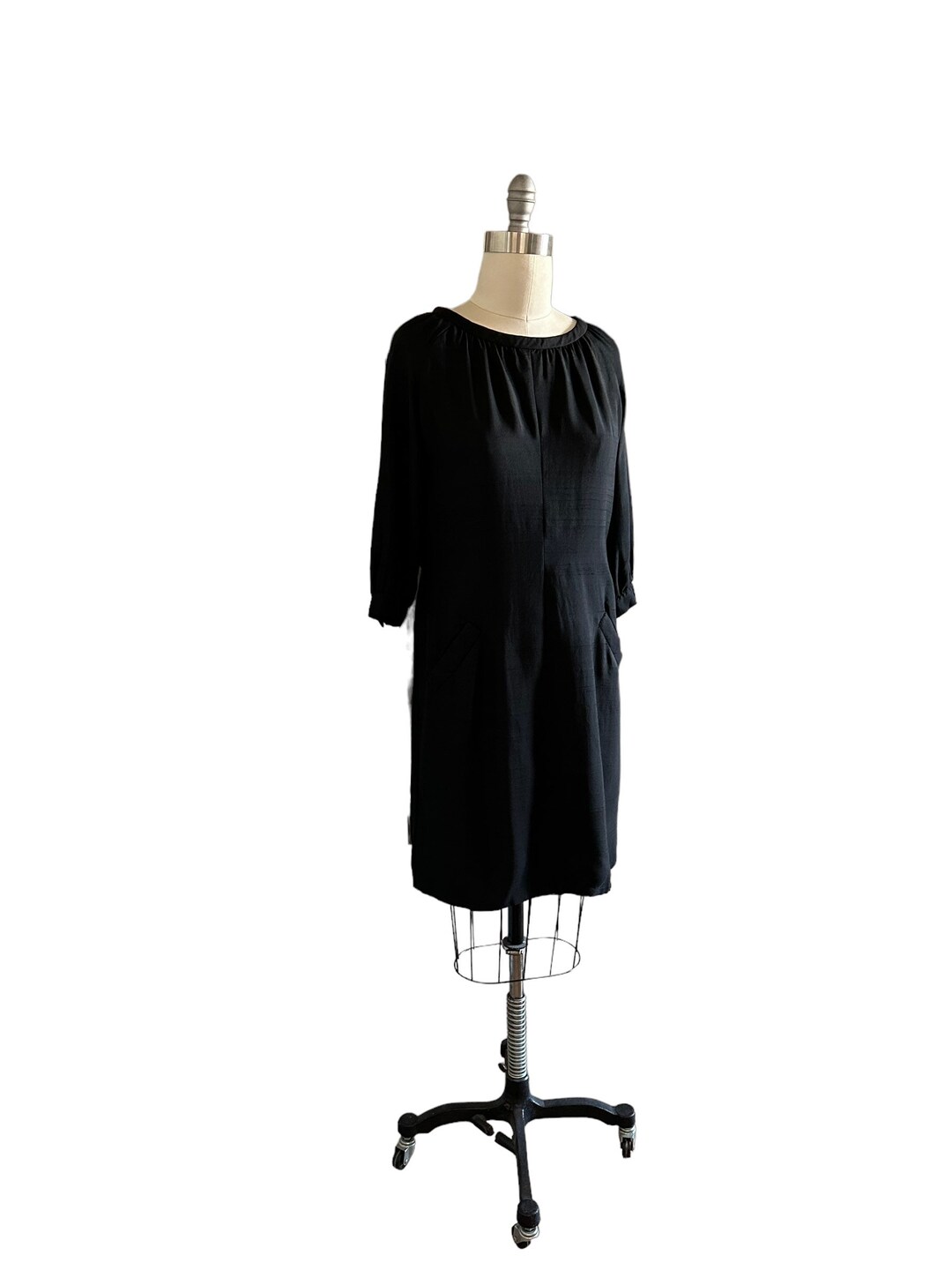 Vintage 1960’s Mod Style Shift Dress, Little Black Dress - Etsy