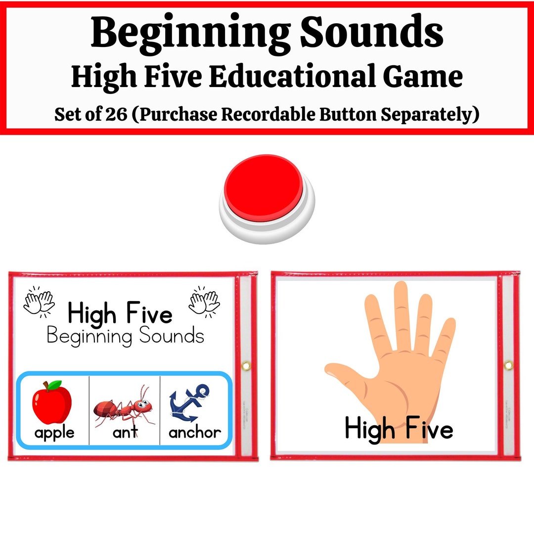 Beginning Sounds Game (button Optional) for the Growing Mind ...