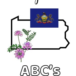 Abc's of the 50 States, Printable Booklet by State, Toddler, Child ...
