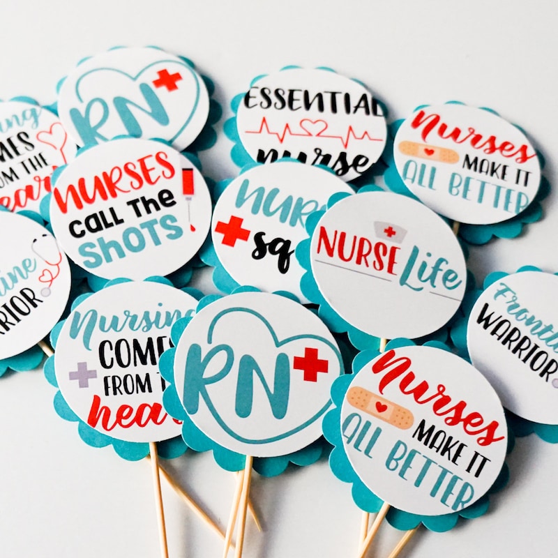 Nurse Cupcake Topper - Etsy