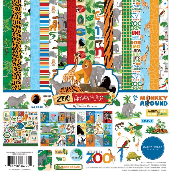 Zoo Scrapbook - Etsy