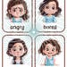 Emotion Flashcards, Feeling Cards for Toddlers and Preschool, Brown ...