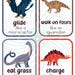 Movement Cards for Toddlers and Preschool Dinosaurs, Busy Activities ...
