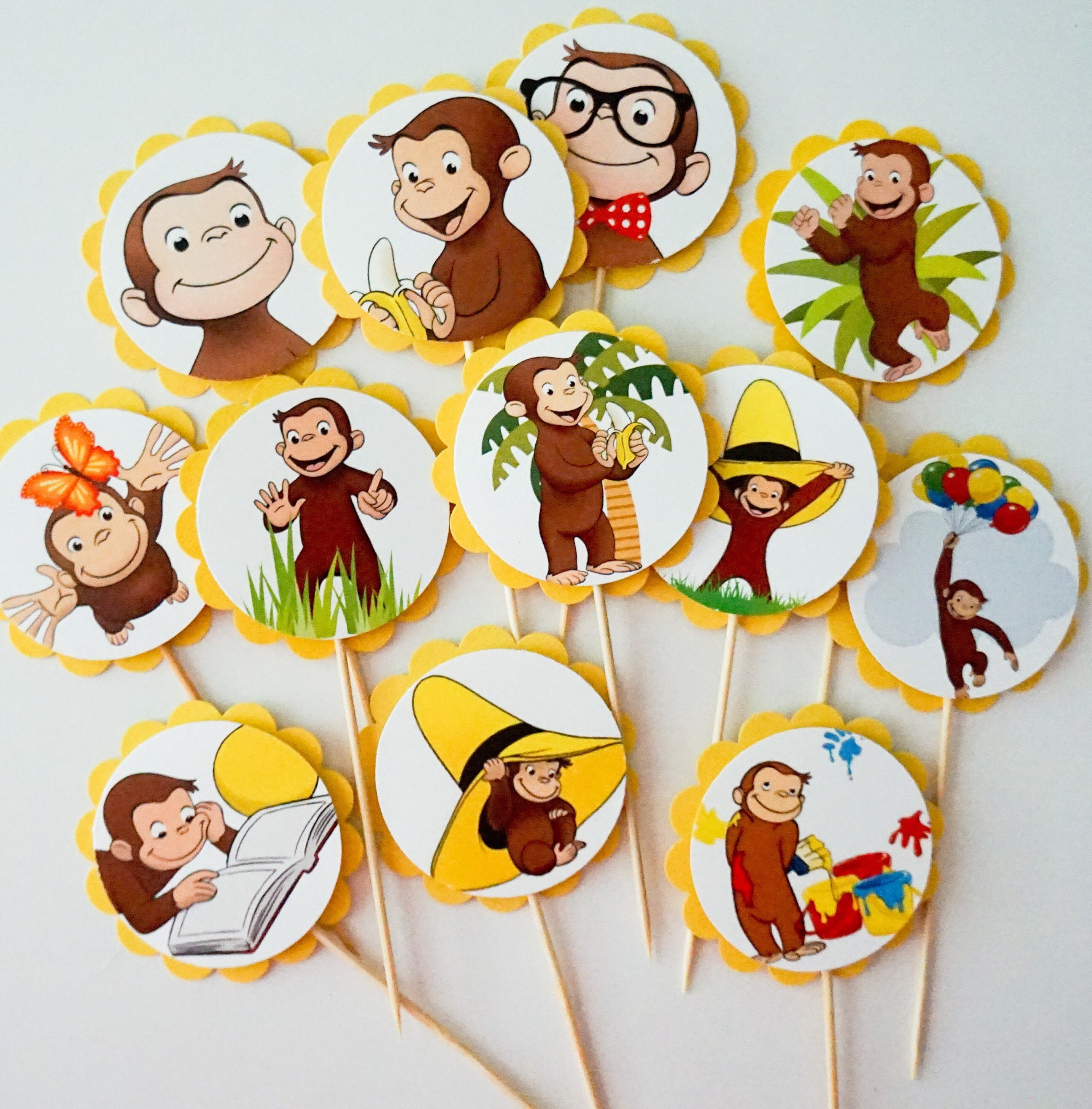 Curious George Face Cut Out