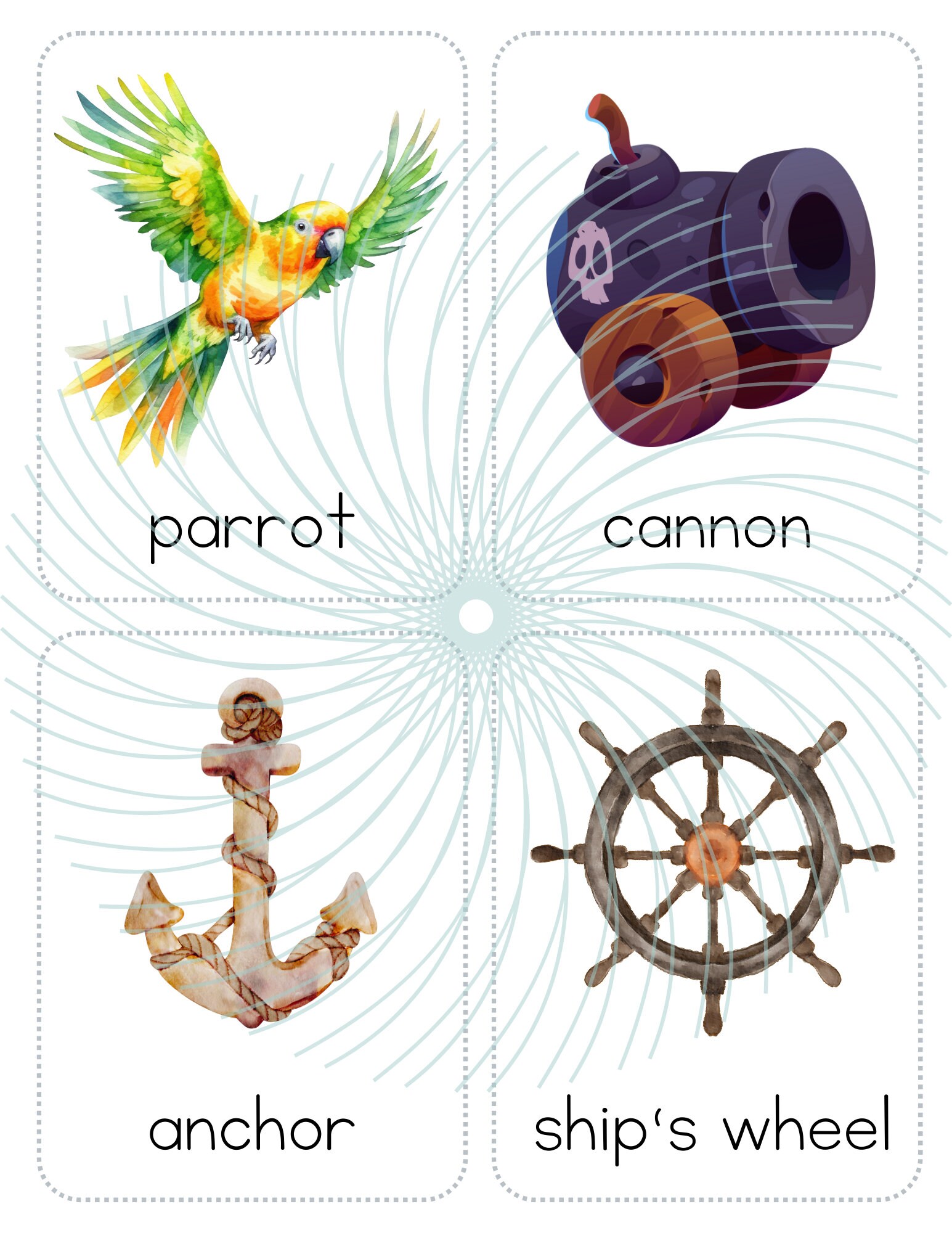 Flashcards - Pirate Adventures Curiosity Cards for the Growing Mind ...