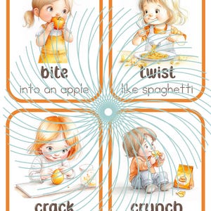 Movement Cards Food Themed for Toddlers and Preschool, Busy Activities ...