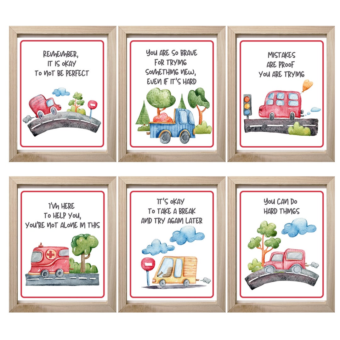 Child Affirmation Posters Set of 6, Home Decorating, Child's Room ...