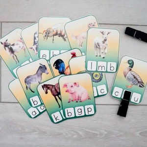 Sound Clip Cards for Toddlers and Preschool Farm Busy Activities, Fun ...