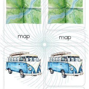 3 Part Cards - Camping Flash Cards, Sea, Montessori Flashcards ...