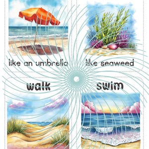 Movement Cards at the Beach Themed for Toddlers and Preschool, Busy ...