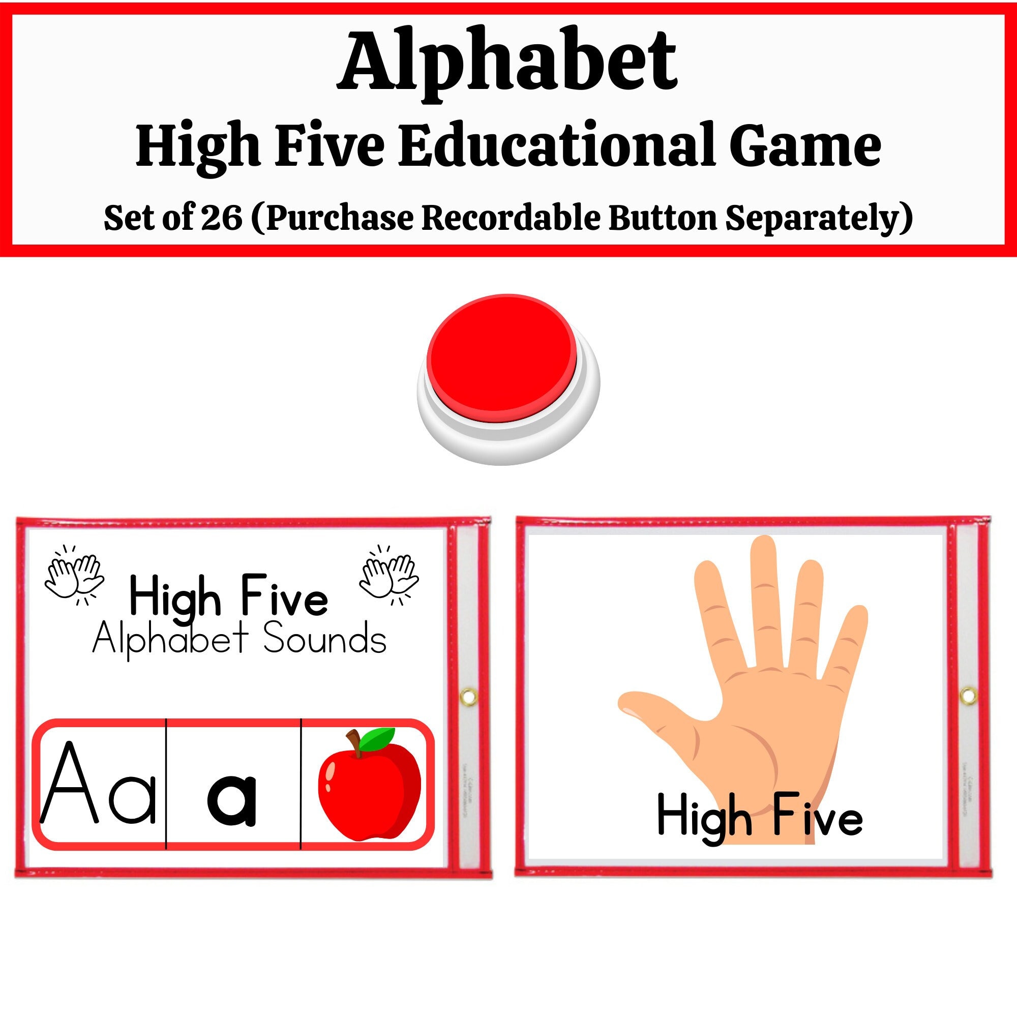 Alphabet Sounds Game (button Optional) for the Growing Mind, Montessori ...