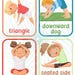 Movement Cards for Toddlers and Preschool Yoga Kids, Busy Activities ...