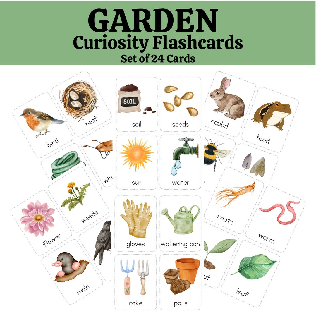 Flashcards - Garden Treasures Curiosity Cards for the Growing Mind ...