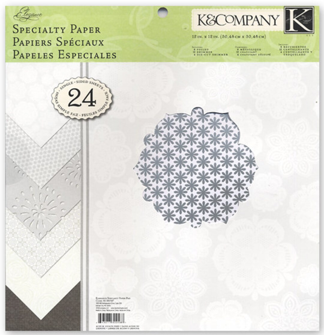 K & Company Designer Paper Pads- Specialty Pack - Etsy