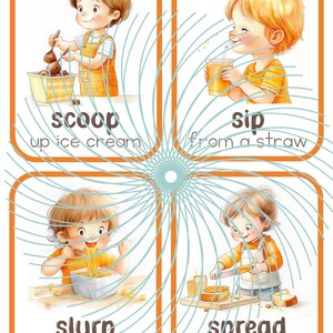 Movement Cards Food Themed for Toddlers and Preschool, Busy Activities ...