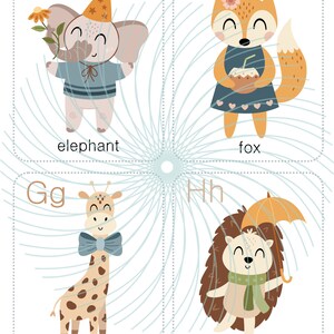 Flashcards A-Z Adorable Animals, Preschool, Toddler, Child - Life Long ...