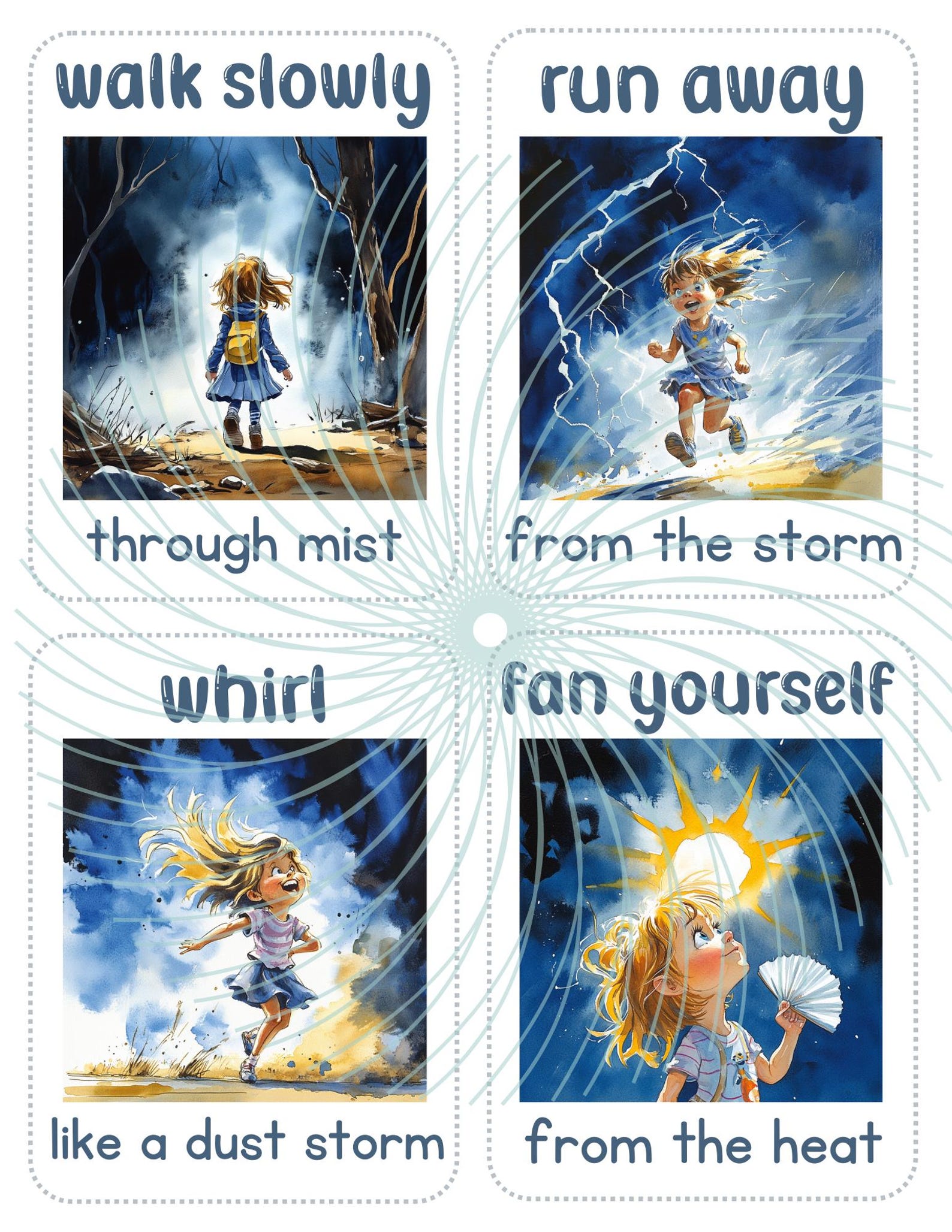 Movement Cards Weather Themed for Toddlers and Preschool, Busy ...