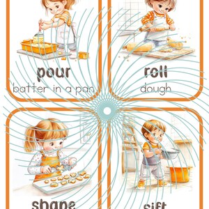 Movement Cards Baking Themed for Toddlers and Preschool, Busy ...