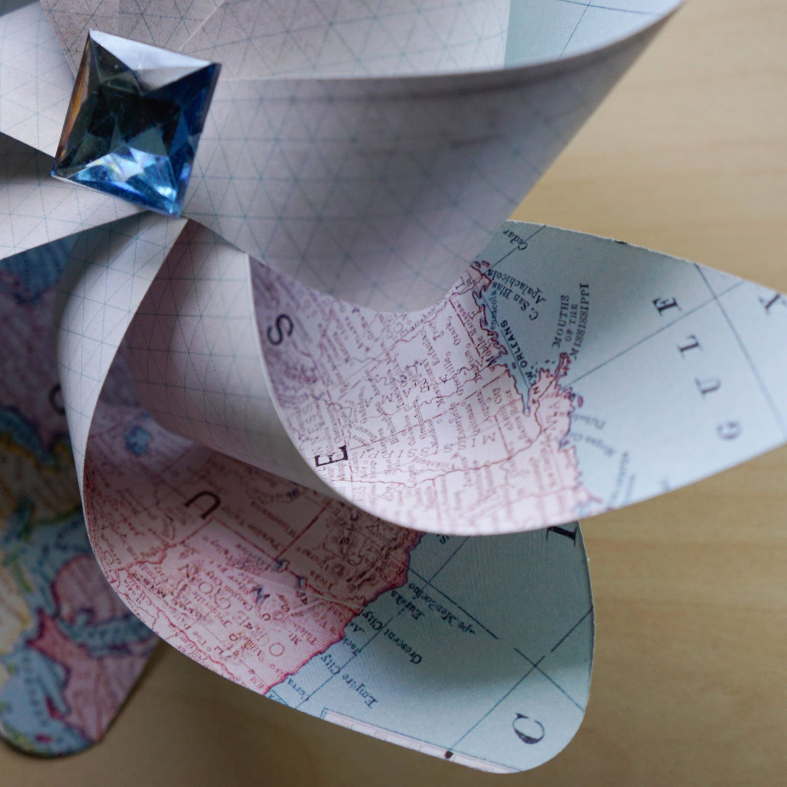 Pinwheels Map Pattern Beautiful Double Spinners for - Etsy