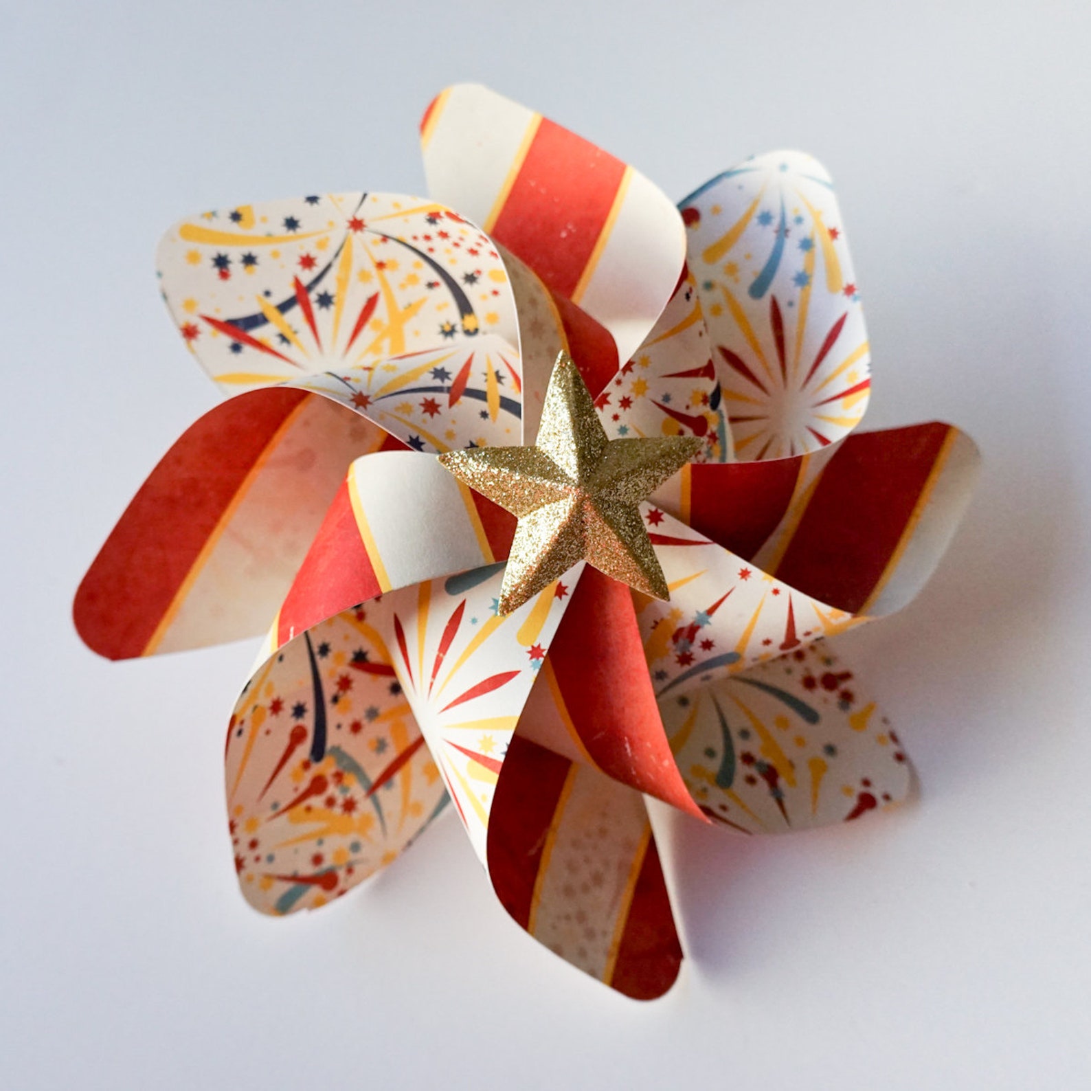 Pinwheels Fireworks Fourth of July 873 Set of 6 Independence - Etsy.de