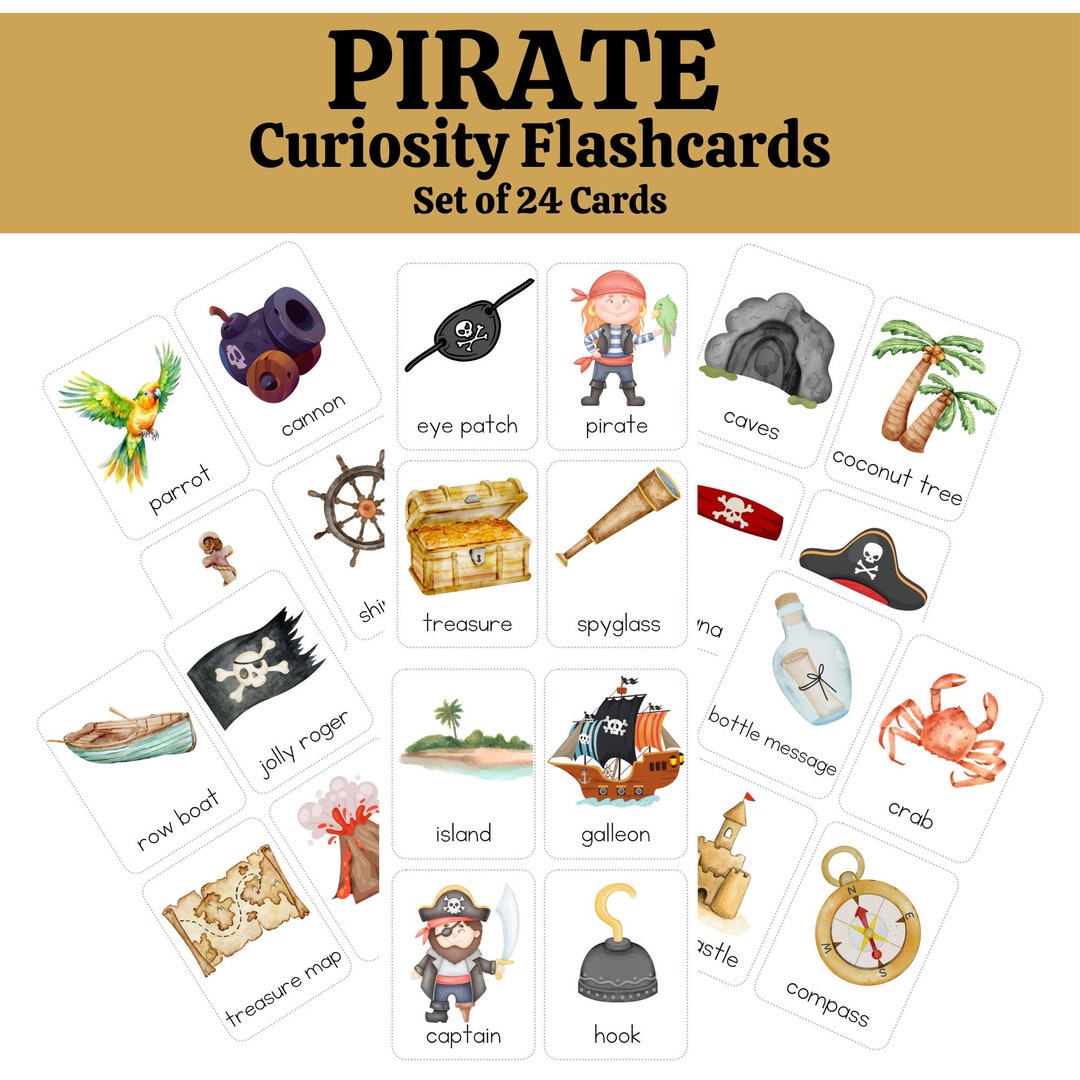 Flashcards - Pirate Adventures Curiosity Cards for the Growing Mind ...