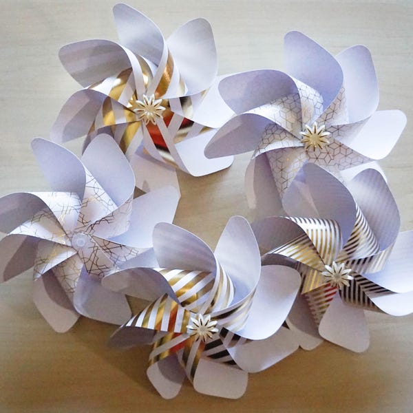 Gold Pinwheels - Etsy