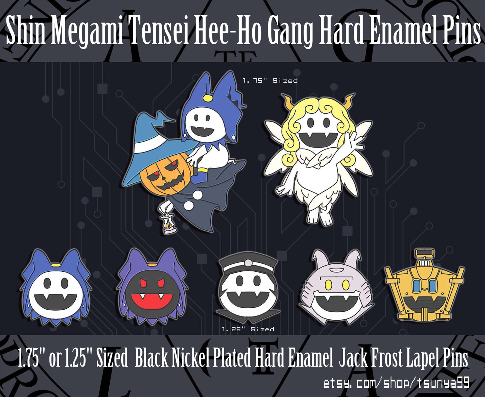 SMT Shin Megami Tensei Persona Jack Frost Black Frost Pyro | Etsy