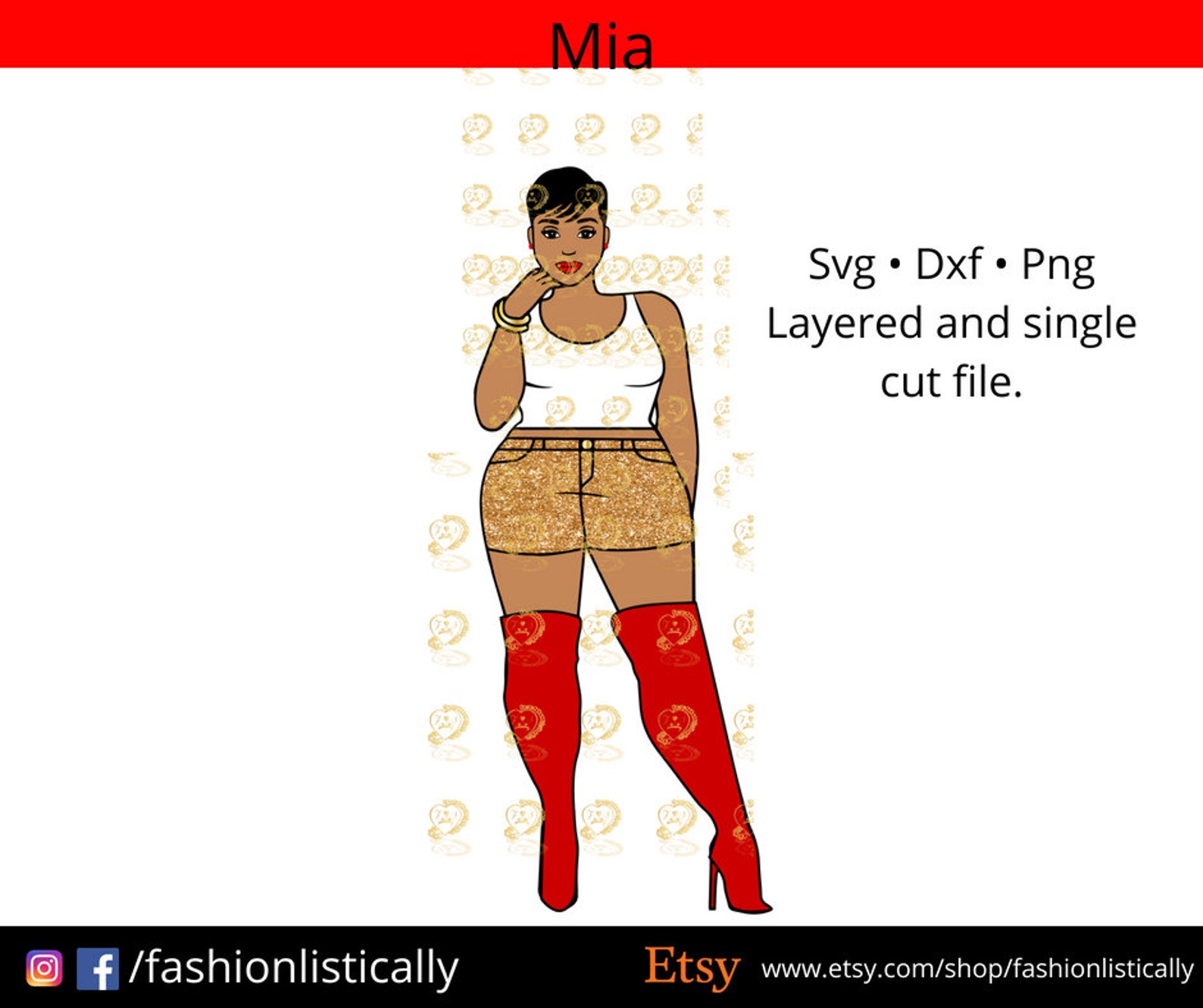 Curvy Girl Svg Black Woman SVG SVG for Cricut - Etsy