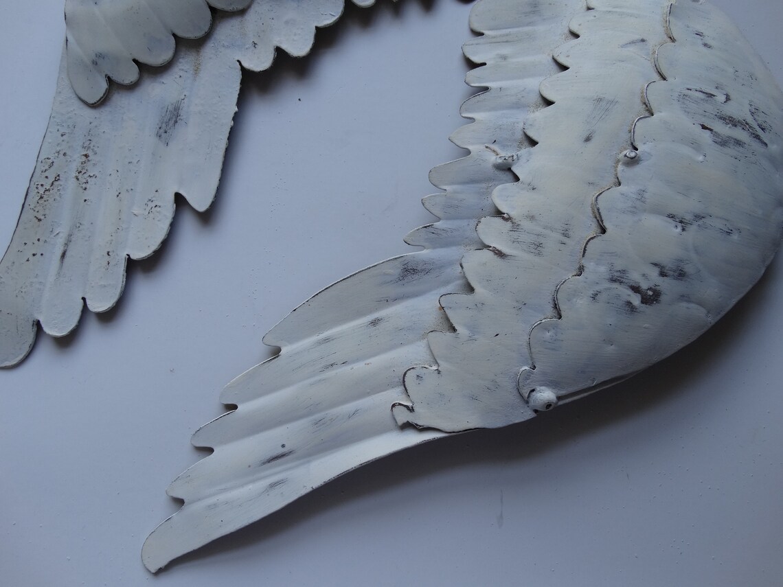 Pair of Metal Angel Wings - Etsy