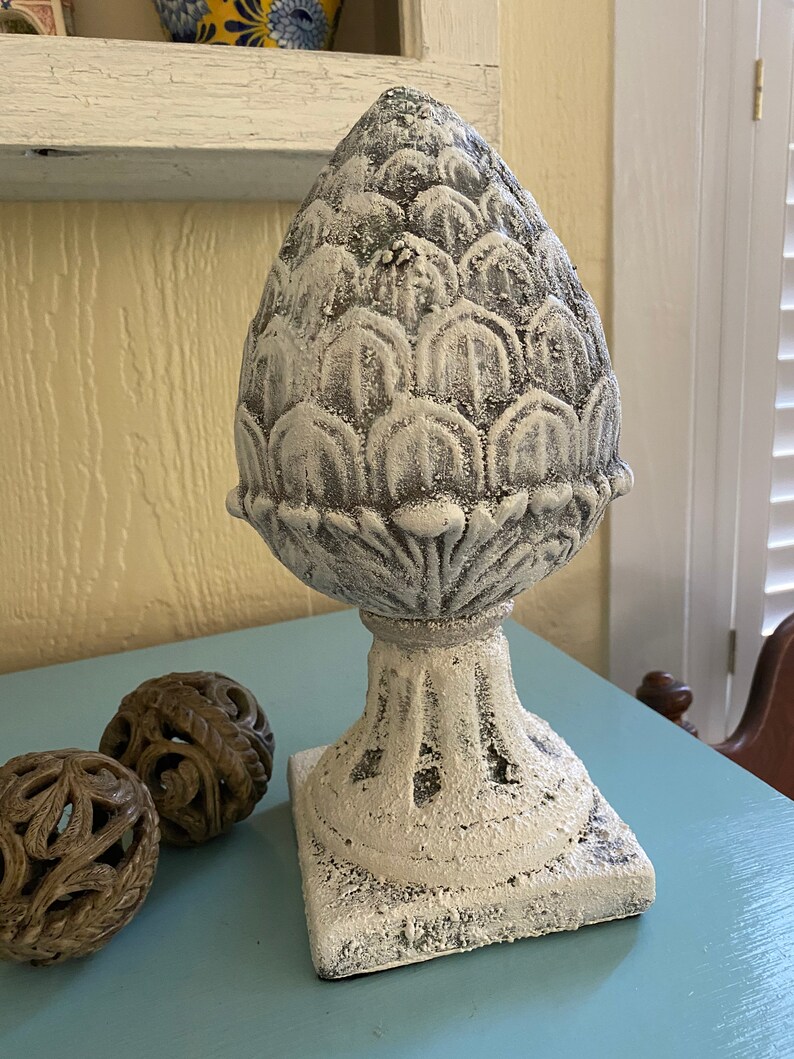 Finial Distressed Cottage Home Decor - Etsy